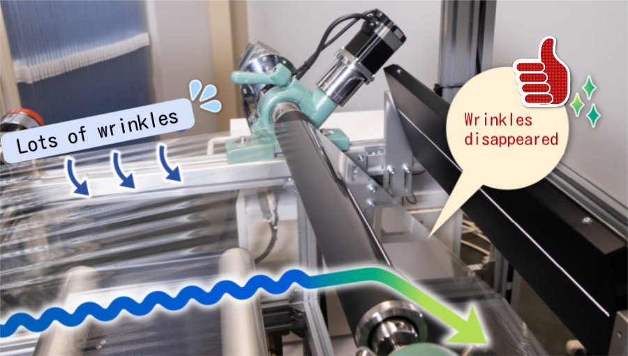 The wrinkles of films occur at transfer and processing | Expander Rolls ...